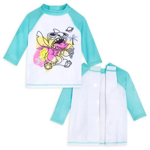 Shop the Best Deals: Affordable Disney Stitch Adaptive Rash Guard For ...